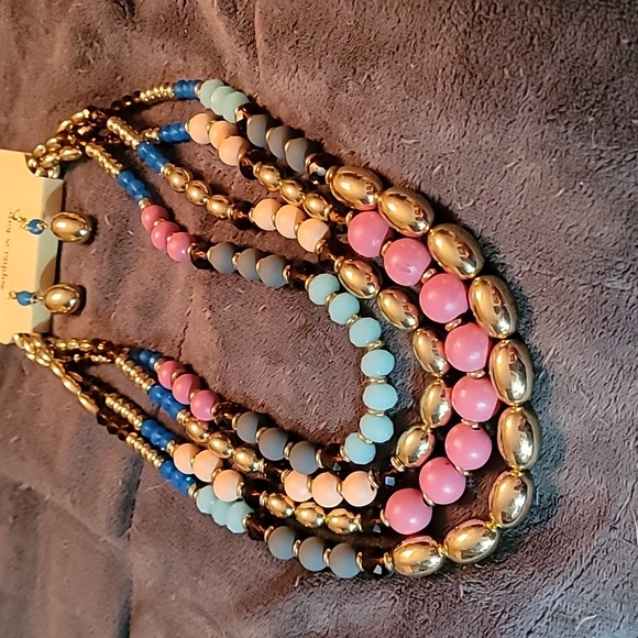 sophia & kate | Jewelry | Sophia Kate Necklace And Earrings Multi ...